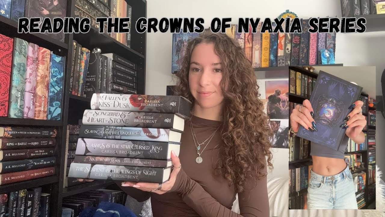 I wasn't ready for the last 2 books 😱 - Crowns of Nyaxia read & react ...