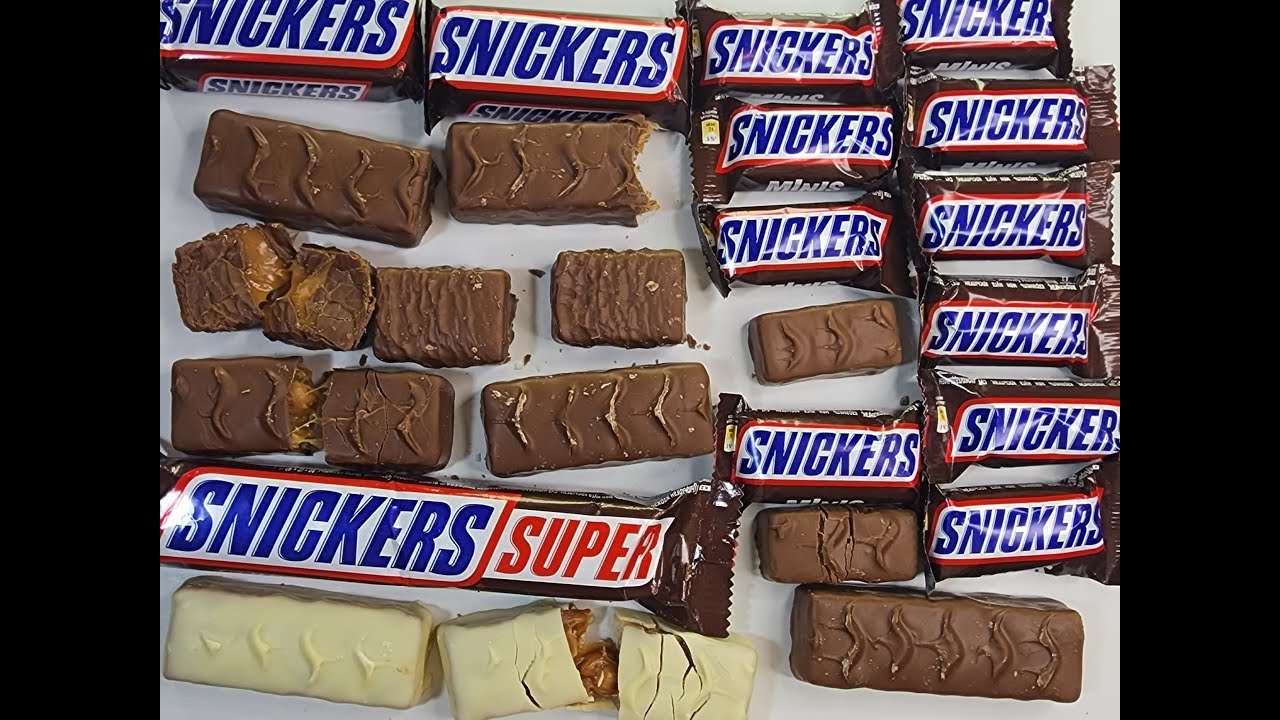 Satisfying Video Unpacking Snickers Chocolate ASMR #unpacking # ...