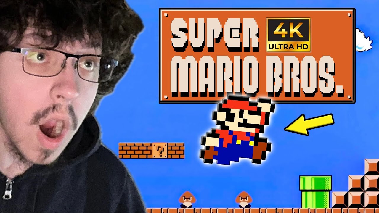 The Original Super Mario Bros Was REMASTERED? (SMB Remastered) - YouTube