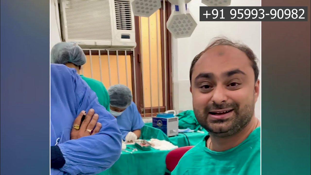 My Hair Transplant Journey Live Hair Transplant Surgery With Dr Shail