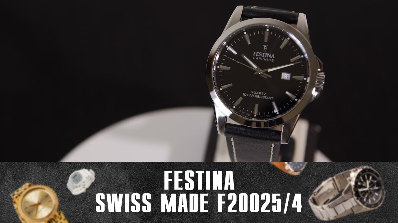 FESTINA SWISS MADE F20025/4. Огляд\Review by secunda.com.ua - YouTube