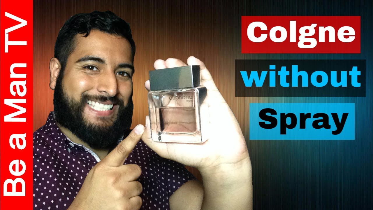 How to Apply Cologne without Spray - YouTube
