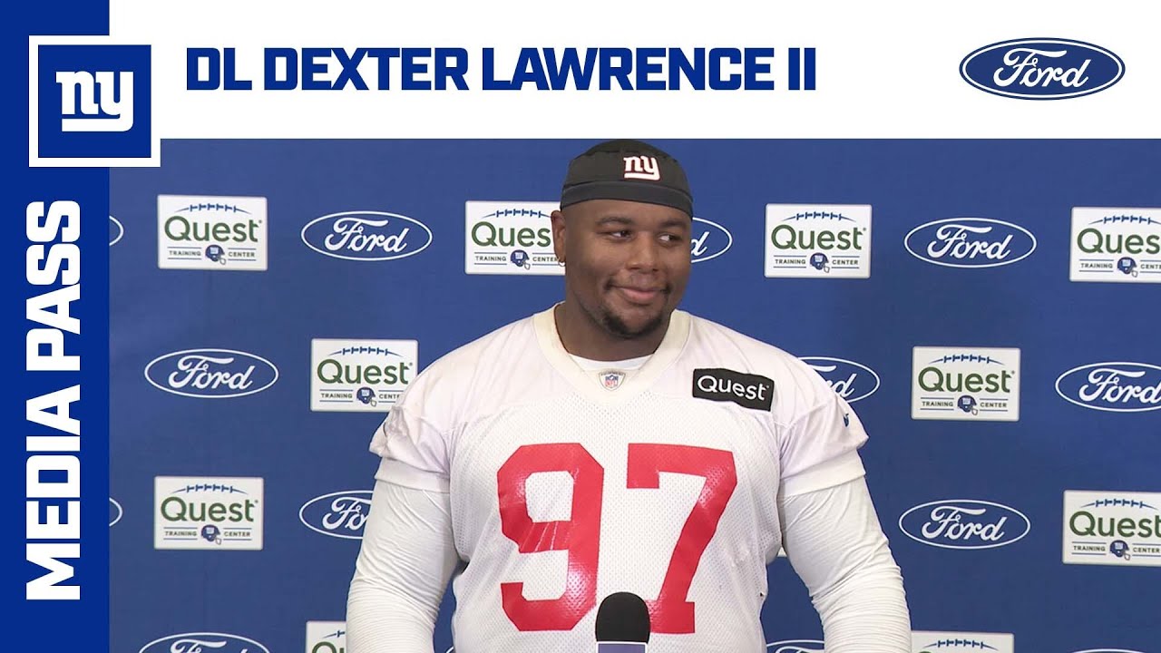 Dexter Lawrence: 'Our mindset is win' | New York Giants - YouTube