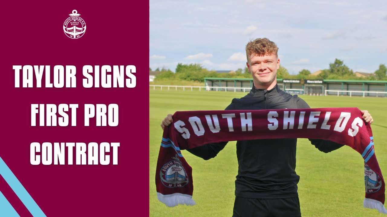 BRYAN TAYLOR SIGNS PROFESSIONAL CONTRACT WITH SSFC - YouTube