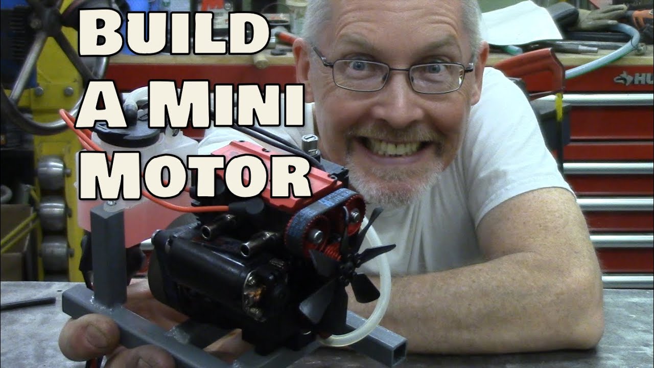 SEMTO 4-Stroke 2-Cylinder Engine THAT RUNS! - YouTube