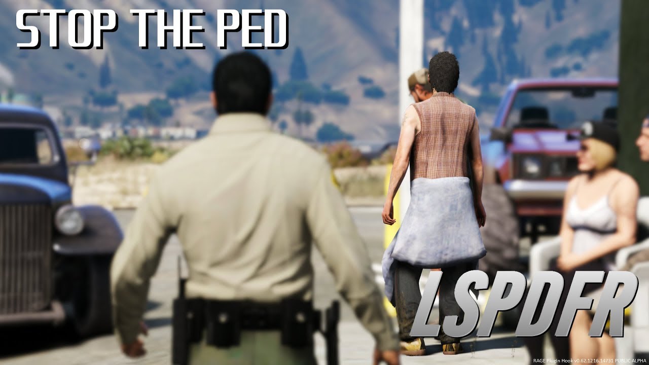 【GTA5】Stop The Ped【LSPDFR Plugin】 - YouTube
