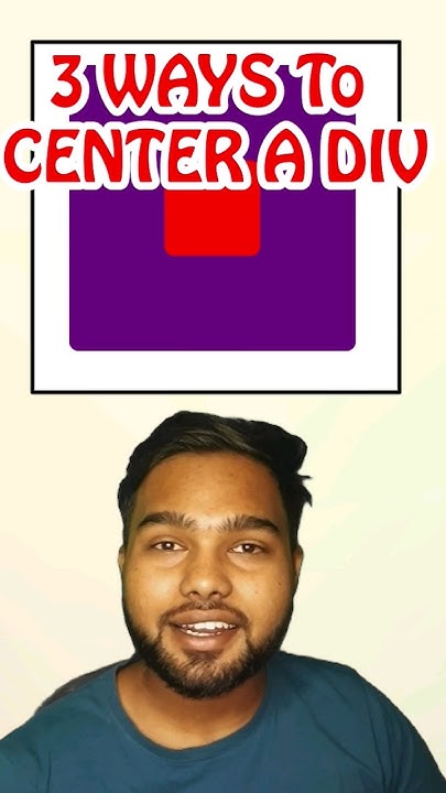 How to center a div? 3 ways - YouTube