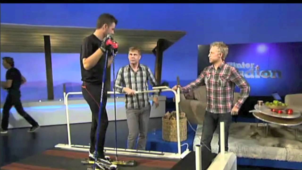 Per Elofsson visar teknik i klassisk längdåkning - YouTube