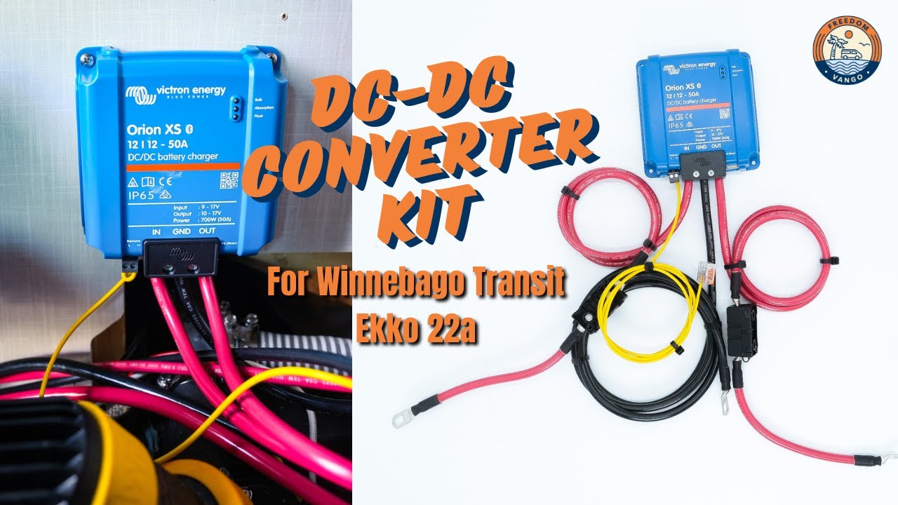 All About the DC-DC Converter Kit for Winnebago Transit Ekko 22a - YouTube