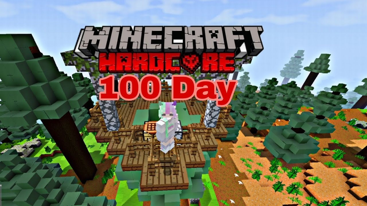 Minecraft Hardcore 100 Day in Trailer world 🌎😳 - YouTube