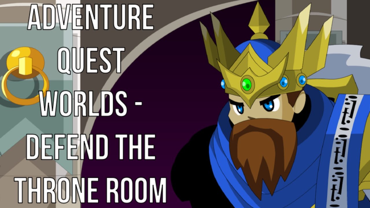 AdventureQuest Worlds - Swordhaven Castle Undead - Defend The Throne Room Quest - YouTube