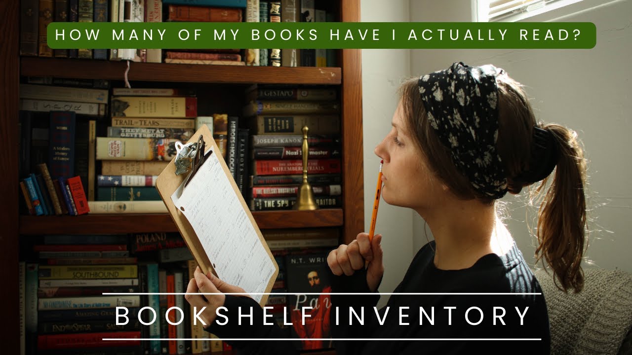I did an inventory of my shelves and compared read to unread books ...