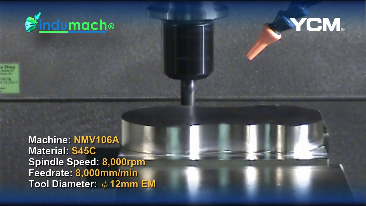 YCM NMV106A Cutting Demonstration 2 - YouTube
