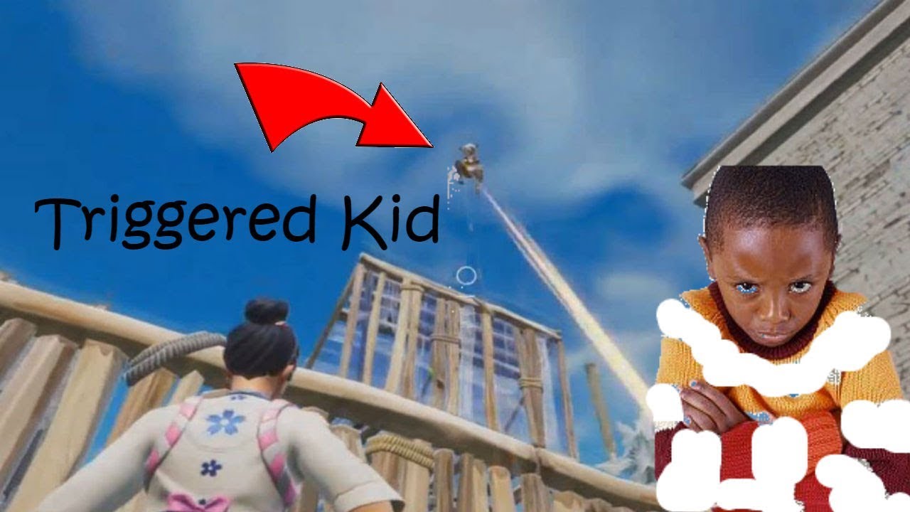 Triggered Kid Talking Trash On Fortnite - YouTube