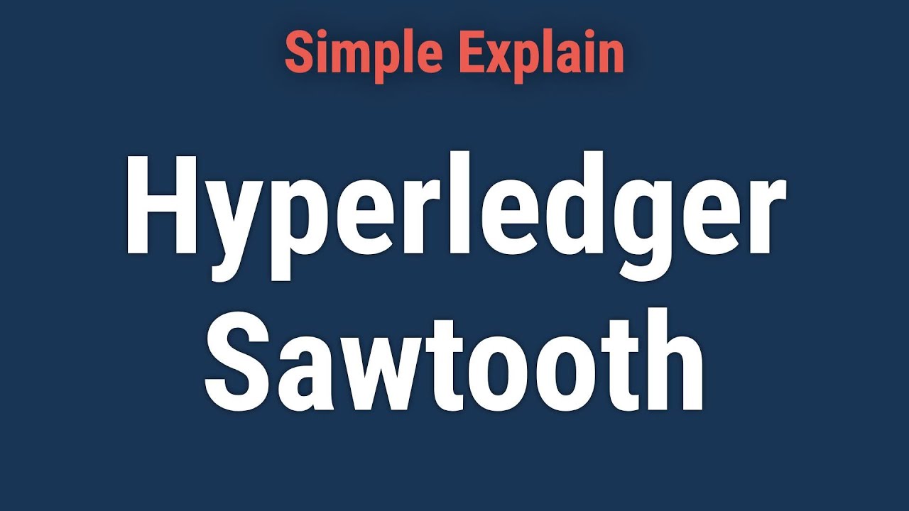 Hyperledger Sawtooth: What It is, How It Works - YouTube