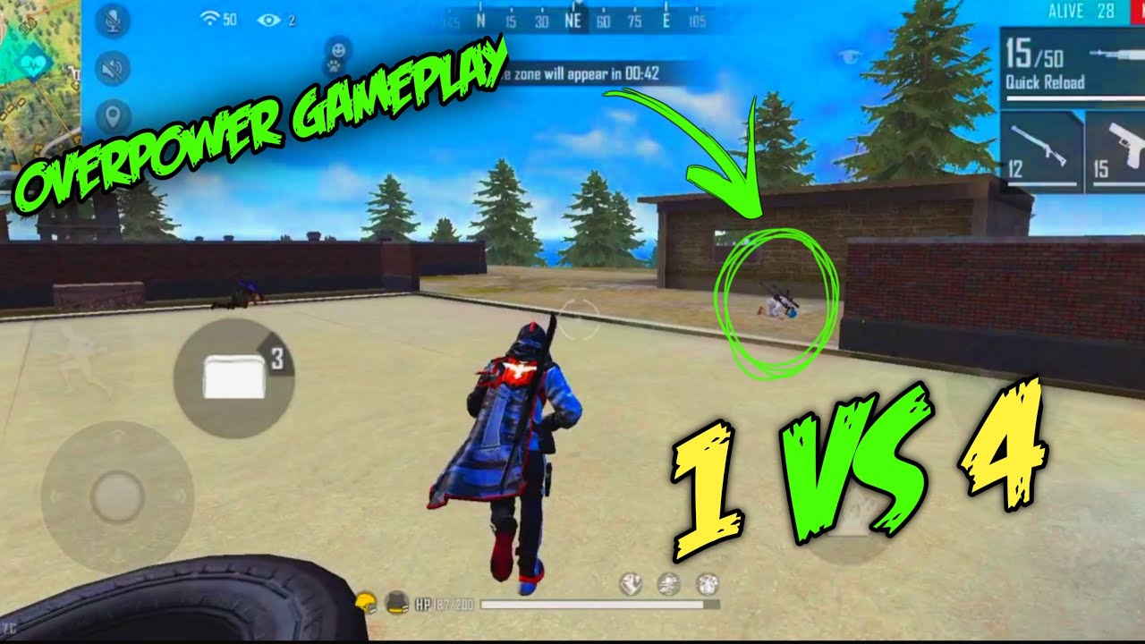 Solo vs Squad Unbeatable Best Gameplay Moment - Garena Free Fire - YouTube