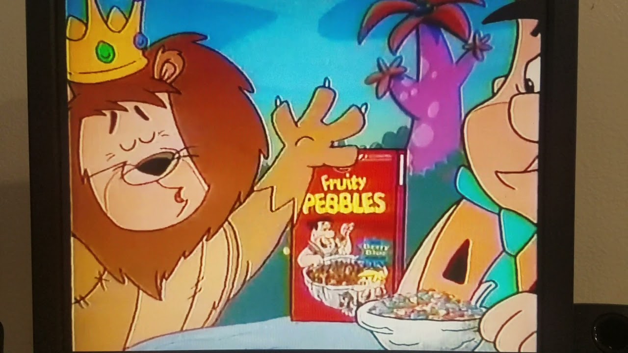 Fruity Pebbles Ad- Lion (1994) (Ink Stamp) (60fps) - YouTube