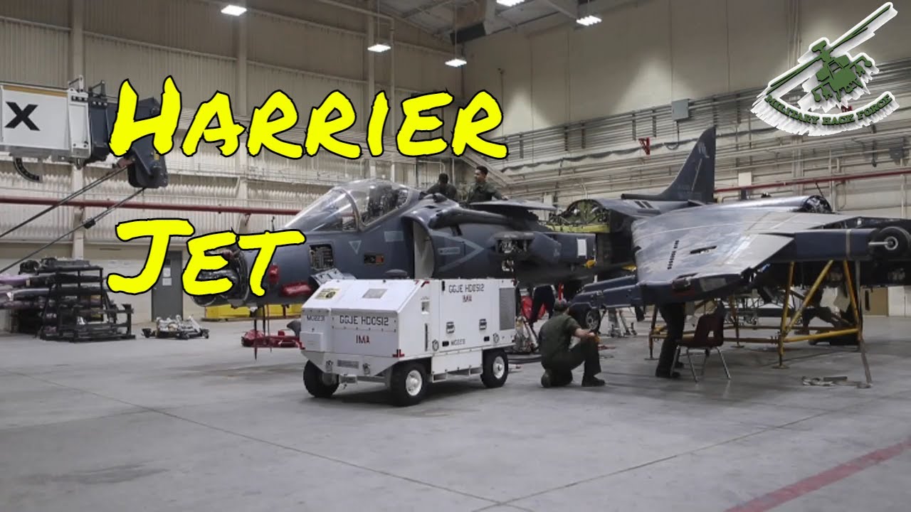 How to quickly maintain & ready a HARRIER Fighter Jet for a MISSION ...