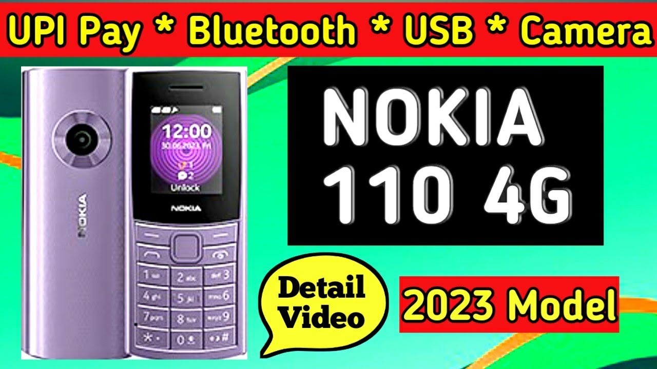Nokia 110 4G keypad phone| Nokia 110 4G detail video@tech today - YouTube