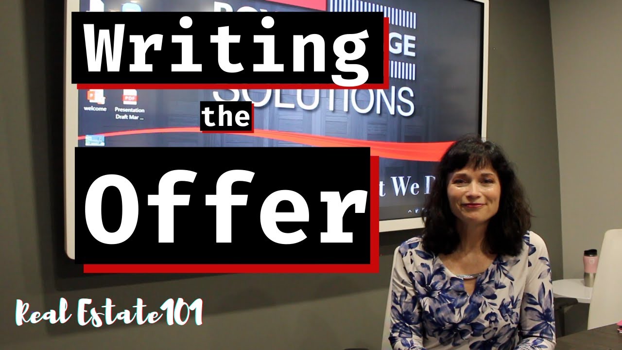 How to Write an Offer on a House | Real Estate 101 - YouTube