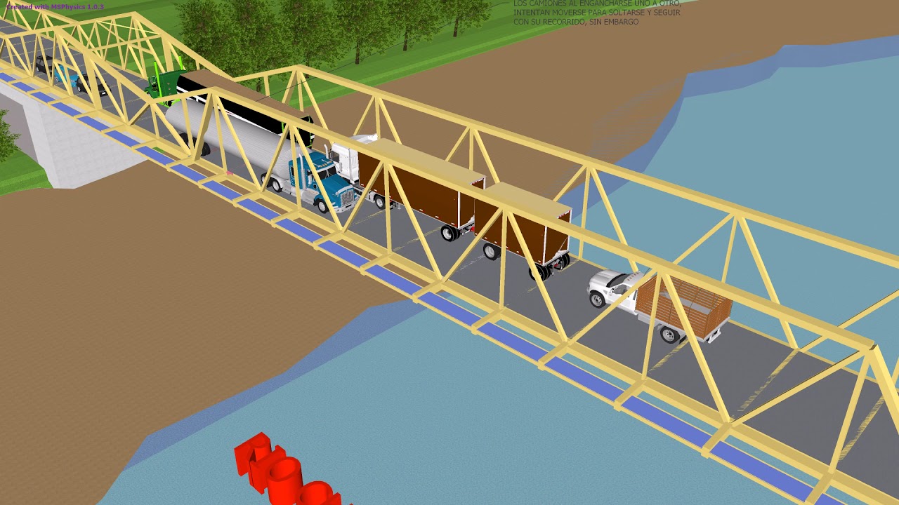 3D Bridge Simulation Presentation 02 - YouTube
