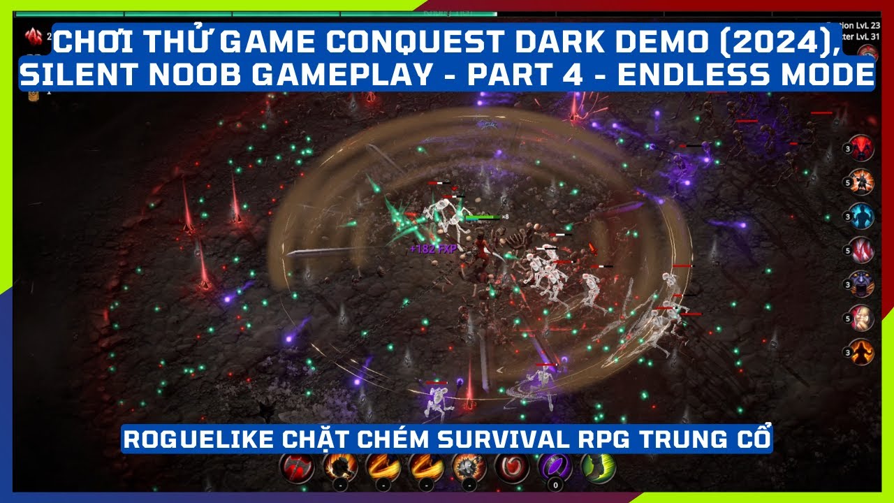 Part 4| Conquest Dark Demo [2024] SilentNoobGamePlay Endless Mode, Hành ...