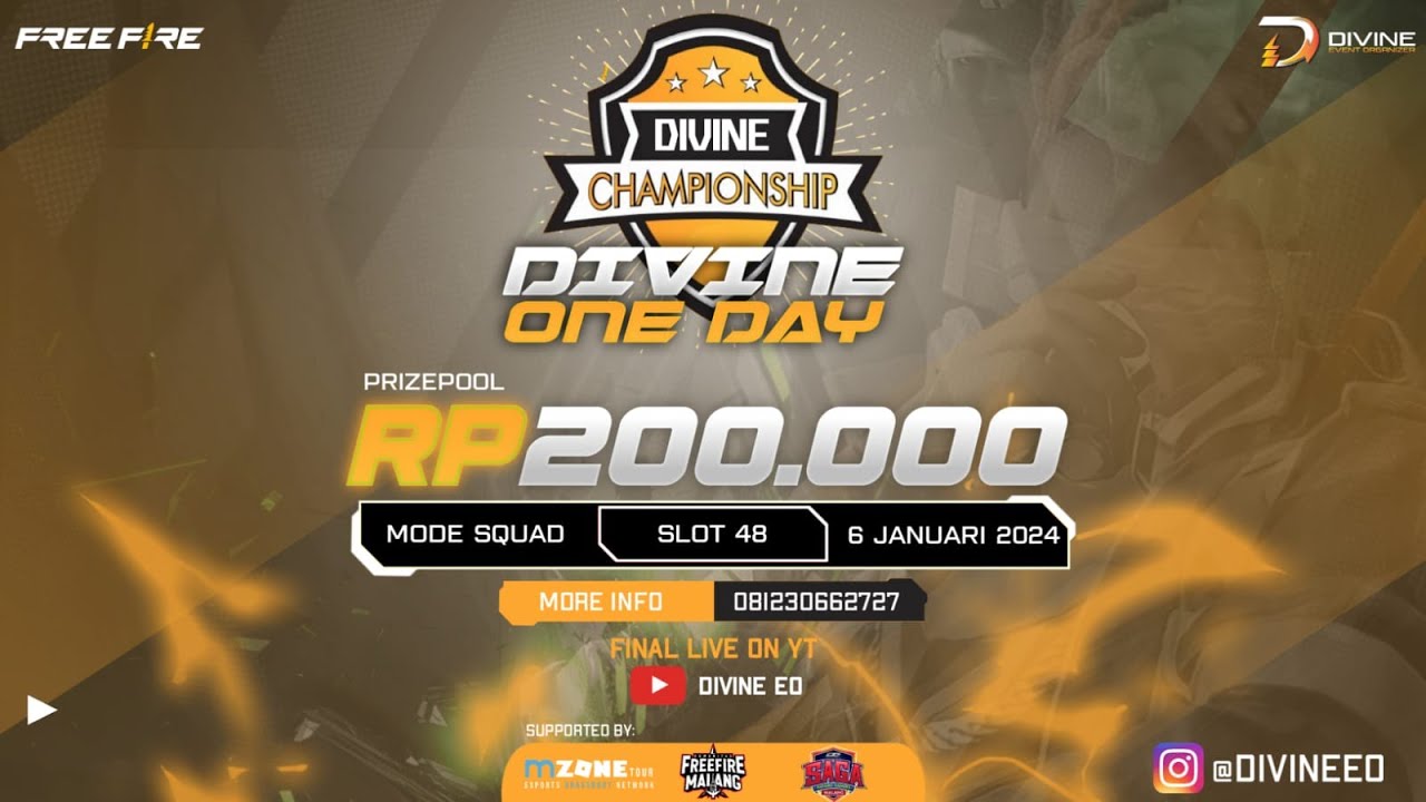 FINAL ONE DAY DIVINE SEASON 1 - FREE FIRE - YouTube