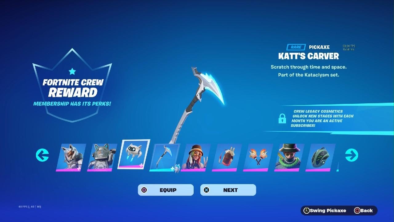 *NEW* Fortnite Crew Pack Skin (Meowscles Daughter) (Code PaxRick) - YouTube