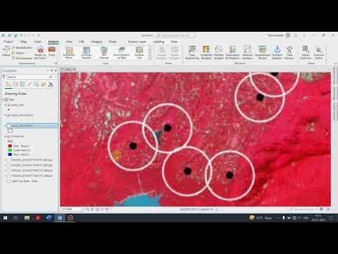 ArcGIS Pro | spatial reference | shapefile | buffer alignment | sentinel 2 satellite image - YouTube