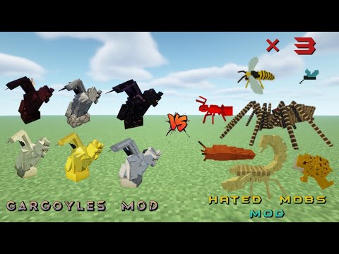 All Gargoyles MOD TEAM VS. 3 Hated Mobs MOD TEAM in MINECRAFT. # ...