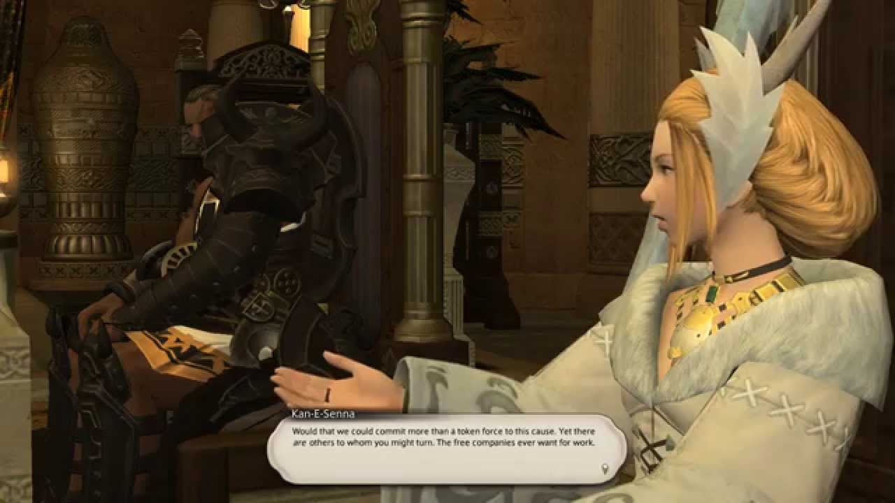 FFXIV Story Quest Cutscene - An Allied Perspective - Patch 2.55 (Before ...