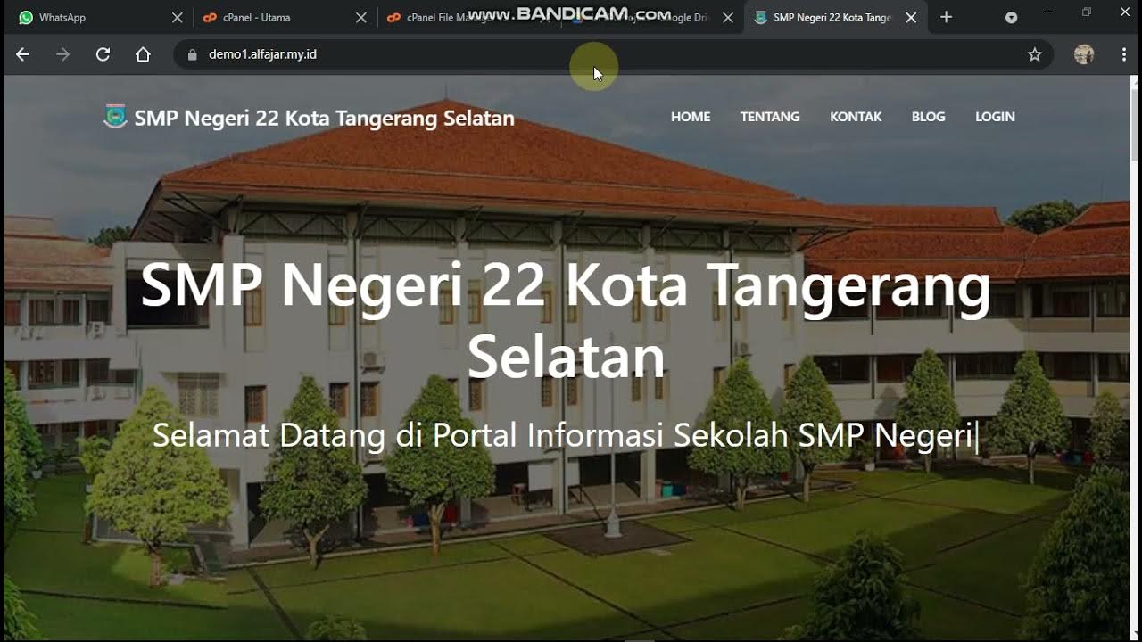 Aplikasi Web Sekolah dengan Codeigniter - YouTube