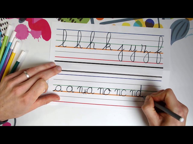 Comment Dessiner Des Lettres Cursives Sympas Ecrit – Les Exercices