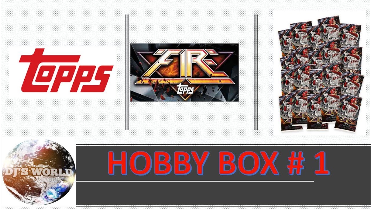 Sports Card Rips 2022 Topps Baseball Fire Hobby Box #1 Two Guaranteed ...