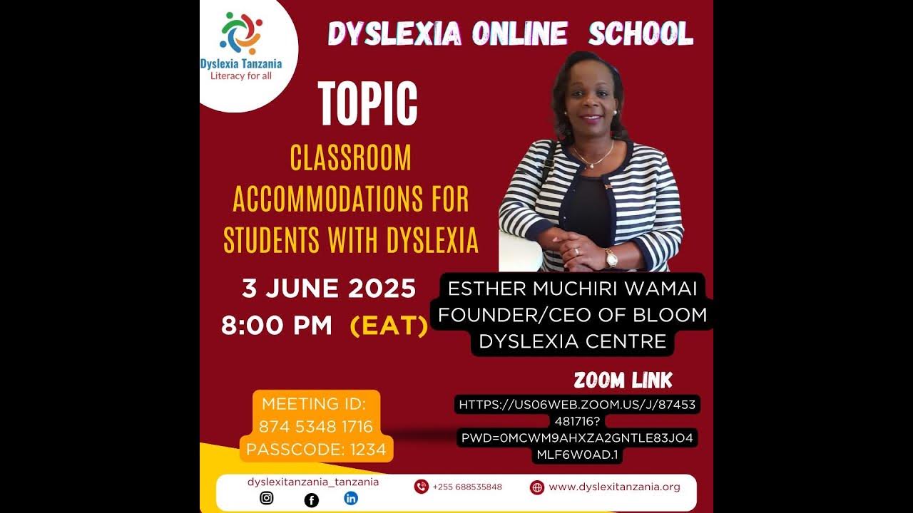 Classroom Accommodations For Students With Dyslexia - YouTube