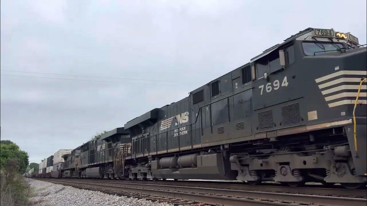 NS 28N (Intermodal) At Salisbury NC - YouTube
