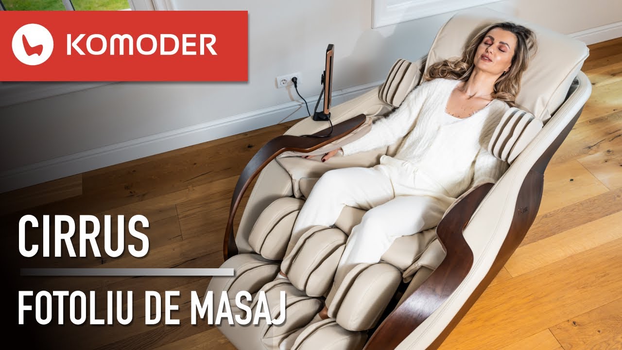 Fotoliu profesional de masaj D.Core CIRRUS - Fabricat în Japonia ...