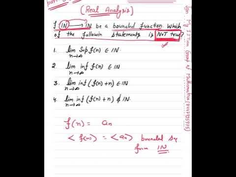 CSIR-NET(JRF)-Real Analysis-Part-B(26-12-2020). - YouTube