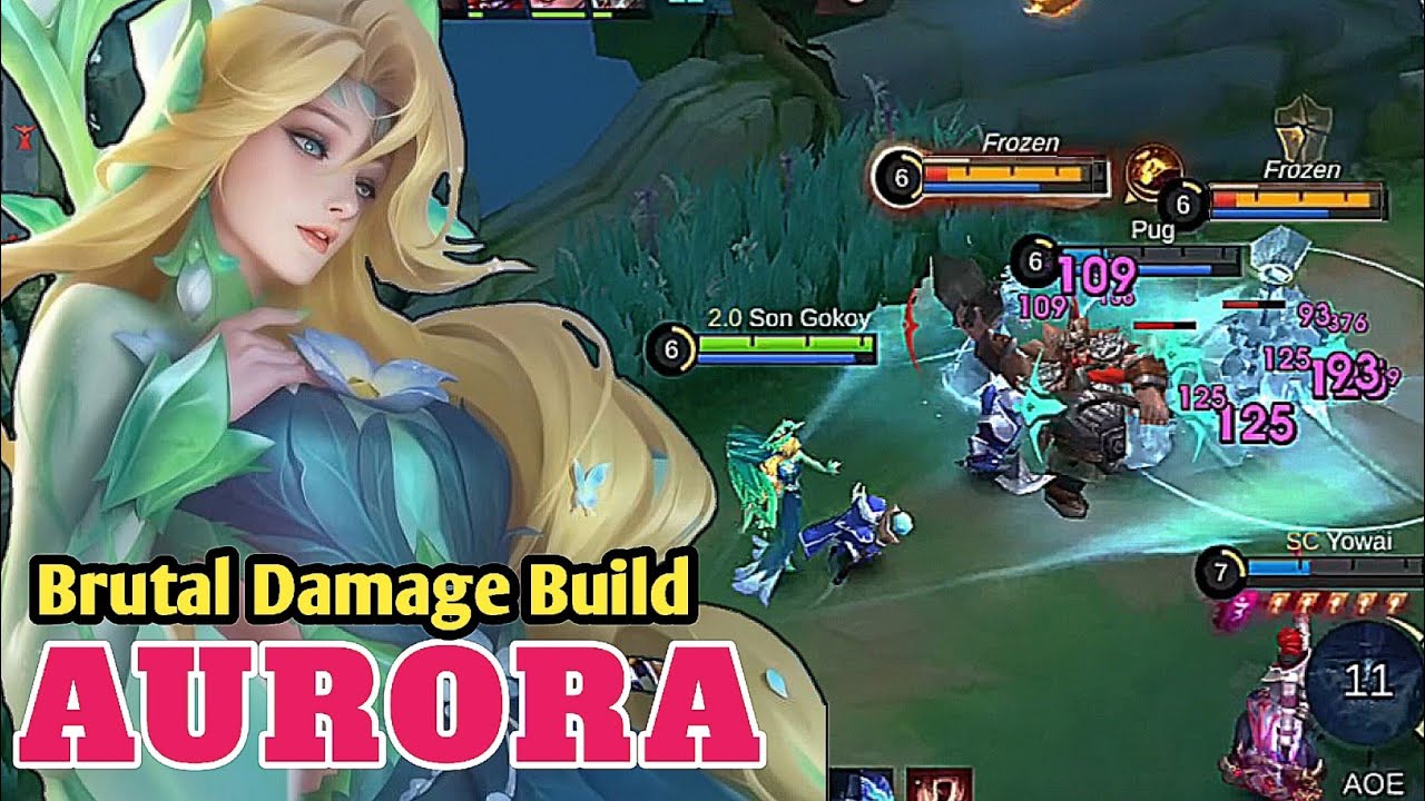 100% Aurora Brutal Damage | Full Damage Build | Top Global Build - YouTube