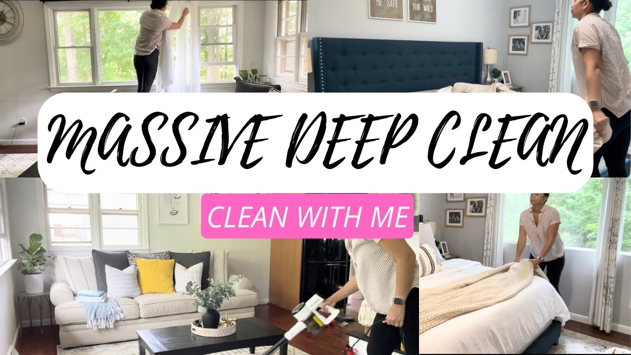 🧼NEW* MASSIVE DEEP CLEAN || CLEANING MOTIVATION ||CLEAN WITH ME🧼 - YouTube