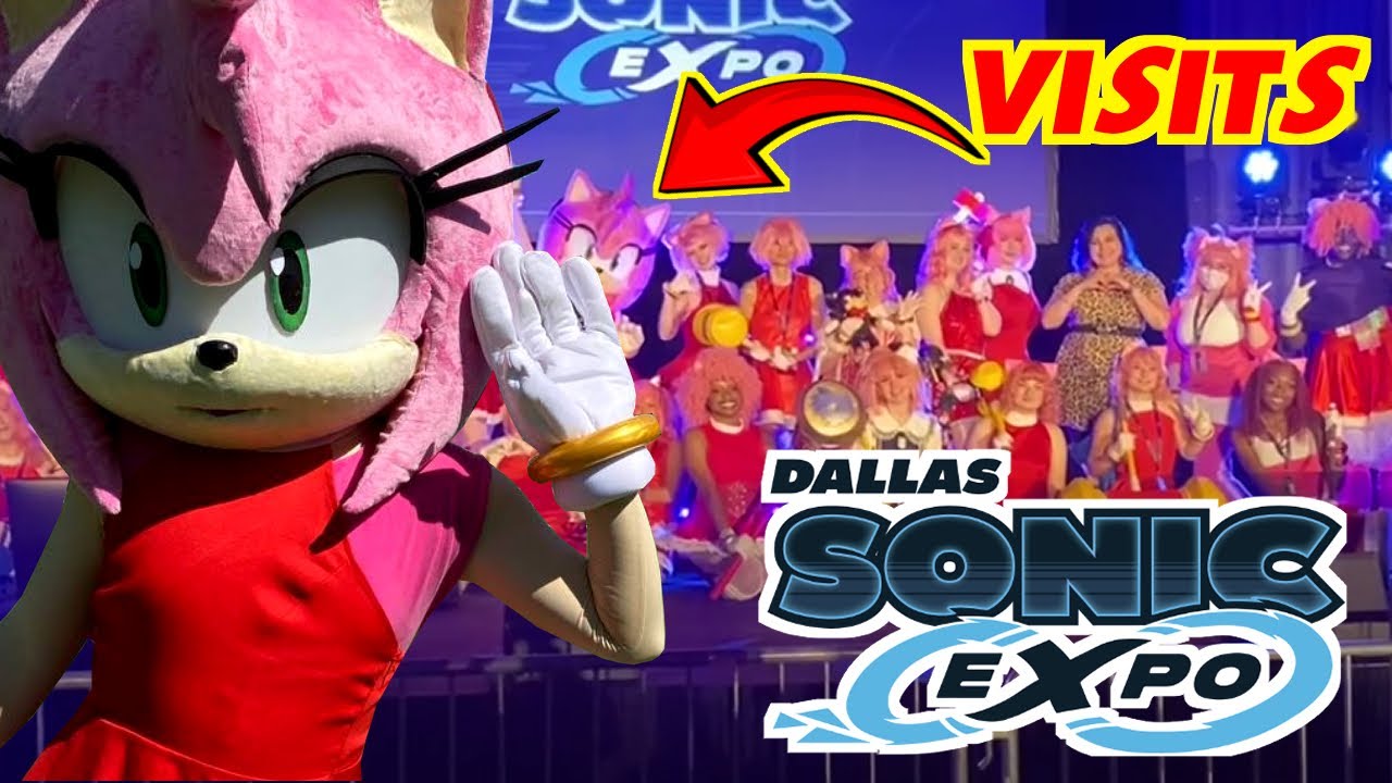 Amy Rose Visits The Largest Sonic Convention in World! - Sonic Expo ...