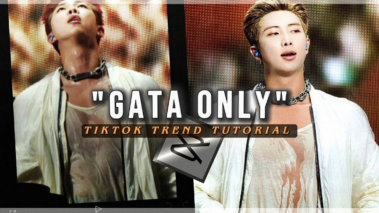 "Gata only" tiktok trend edit tutorial - capcut - YouTube