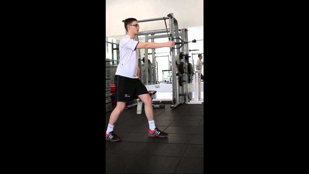 Superset: pavlov press and cable pull - YouTube
