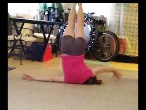 Gymnastics: Back Shoulder Roll Tutorial With Coach Meggin! - YouTube