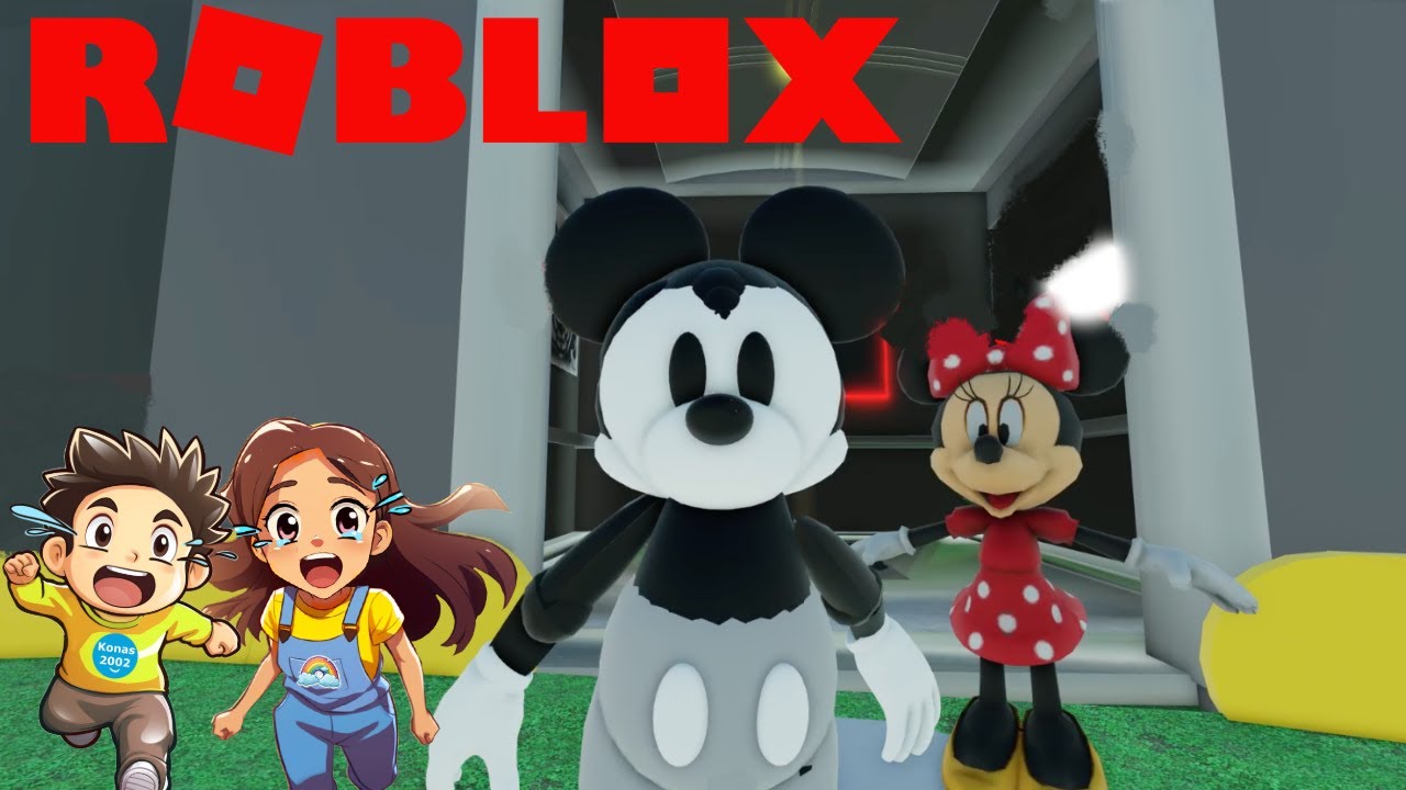 ROBLOX MICKEY MOUSE ELEVATOR NEW FLOORS UPDATE ! || Roblox Gameplay ...