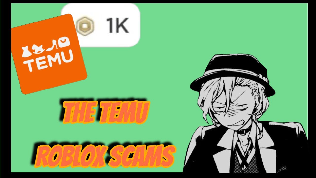 Roblox and Temu scams - YouTube