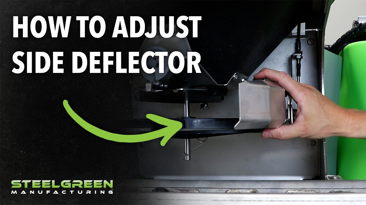 How to Adjust the Side Deflector on a Steel Green Machine - YouTube