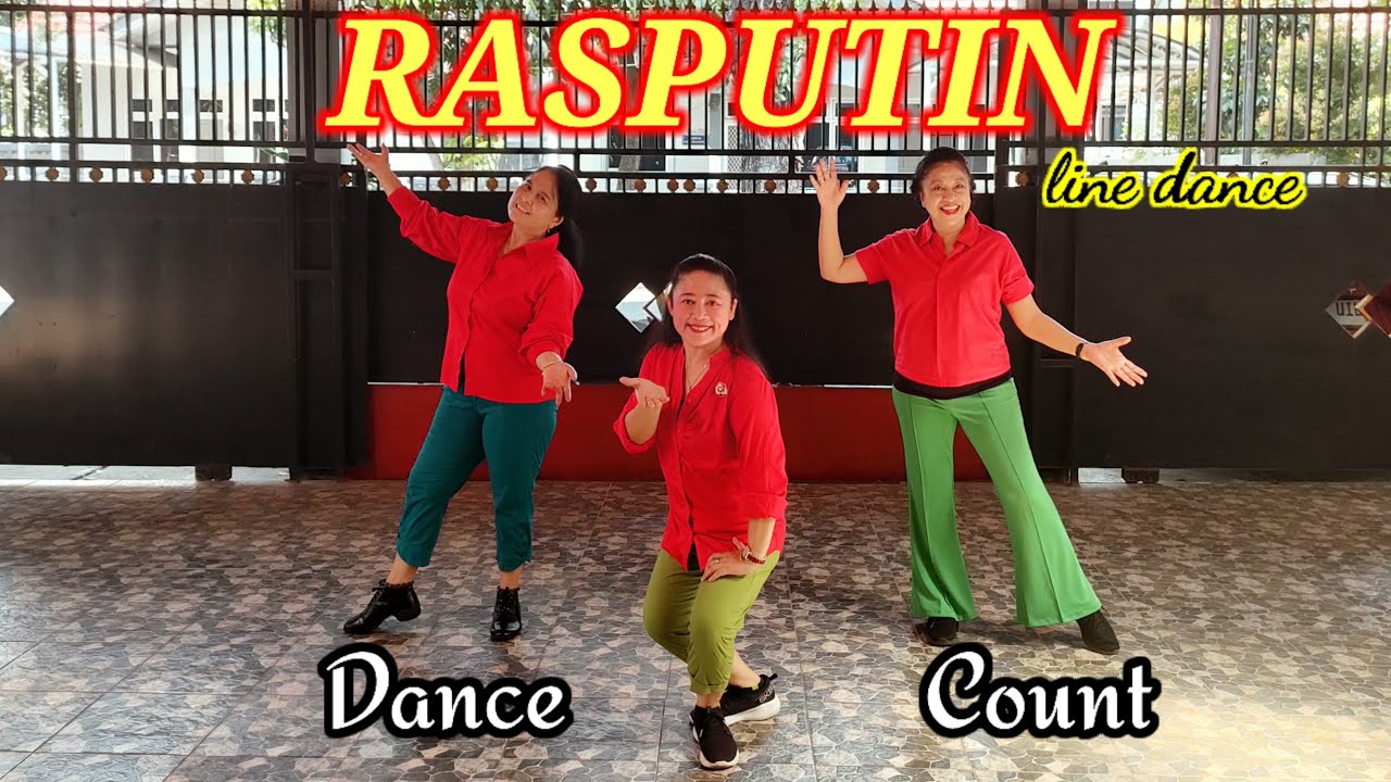 "RASPUTIN" line dance/ Dance & Count/💃by Gendis Manis LDG ...