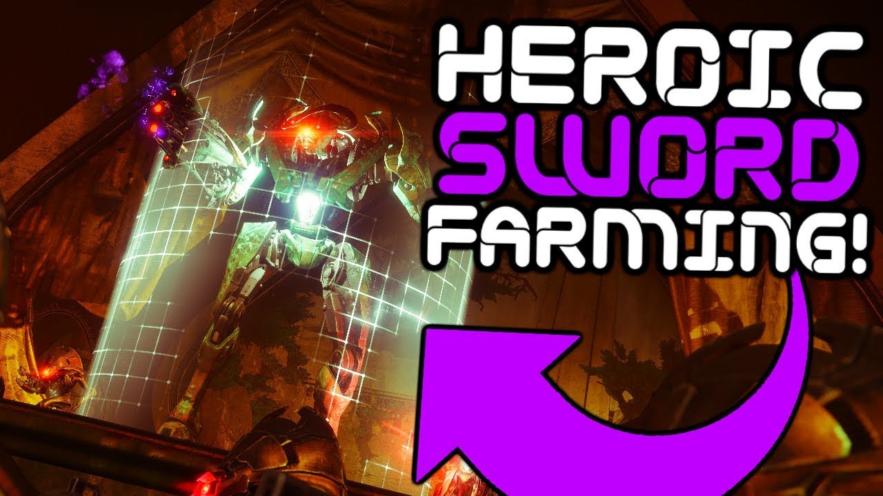 Destiny 2 - Farming HEROIC Menagerie Swords!! - YouTube