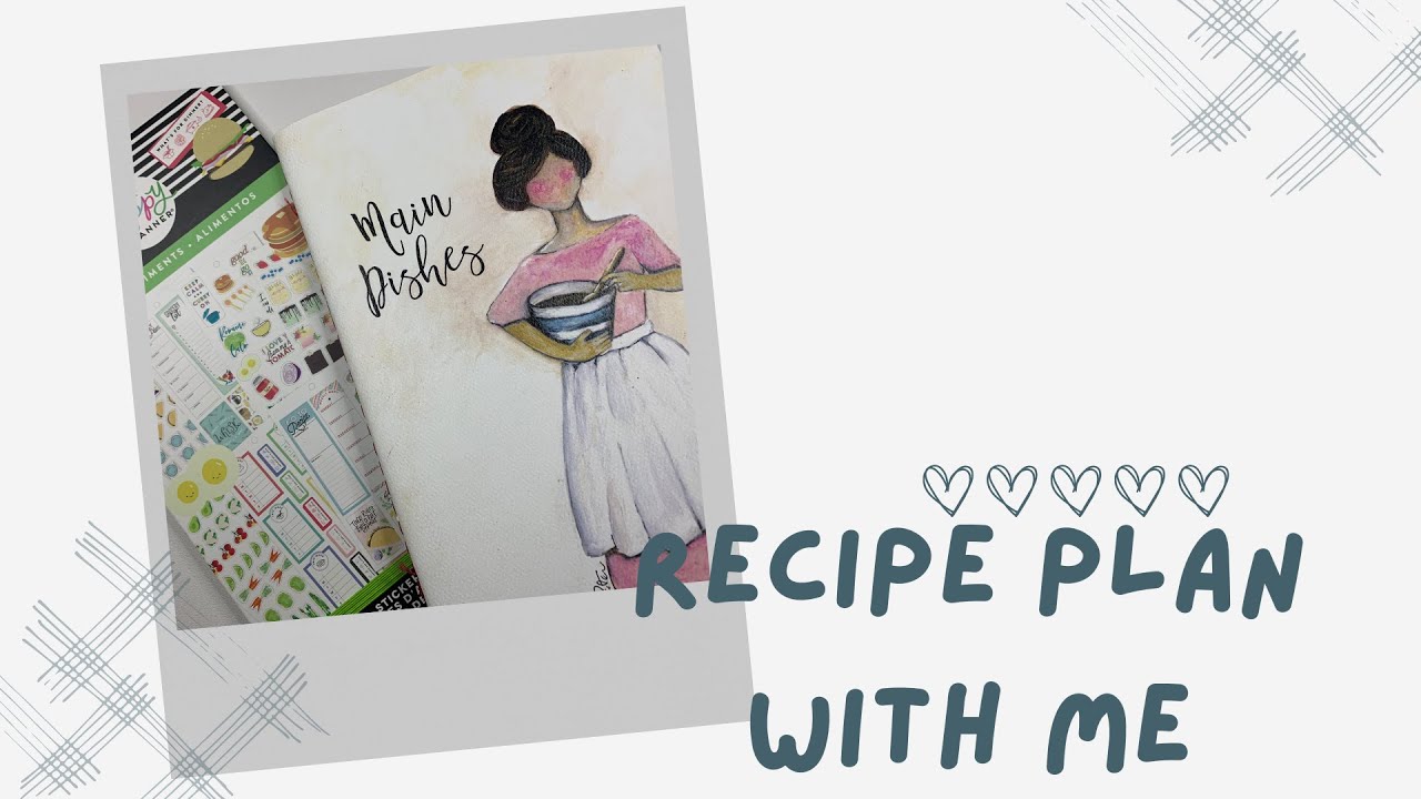 Recipe Plan with Me | Recipe Book | Planner Perfect - YouTube